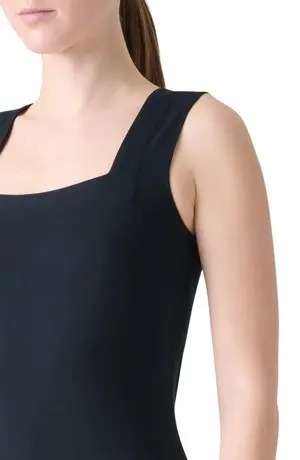 Akris Square Neck Stretch Modal Tank