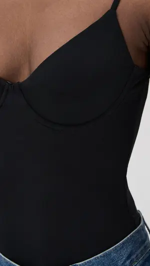 L'Agence Elowen Underwire Thong Bodysuit