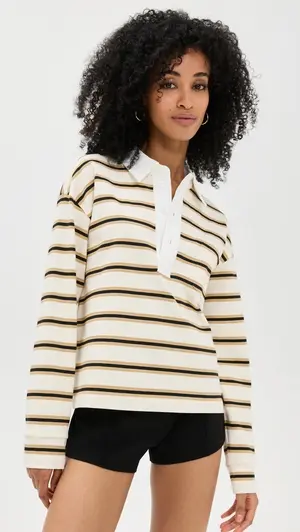 LE BOP Hayley Variegated Polo