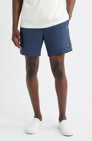 DARK SEAS Stretch Drawstring Shorts - Dark Navy