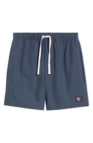 DARK SEAS Stretch Drawstring Shorts - Dark Navy