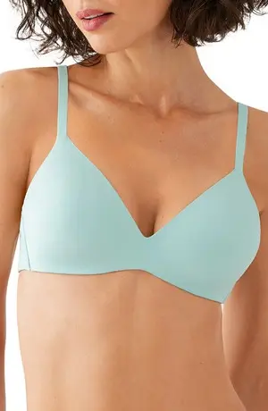 Wacoal How Perfect Wire Free T-shirt Bra Eggshell Blue