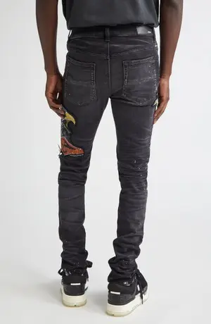 Amiri Cement Thrasher Skinny Jeans