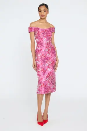 Theia Floral Cocktail Dresses