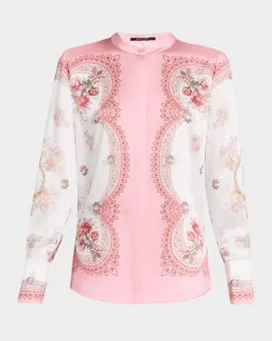 Kobi Halperin Floral-print Blouse - Quartz Multi