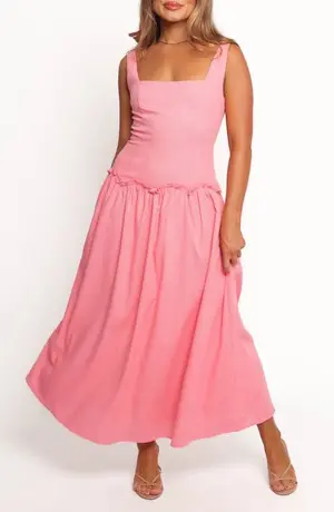 PETAL & PUP Clover Sleeveless Maxi Sundress - Pink