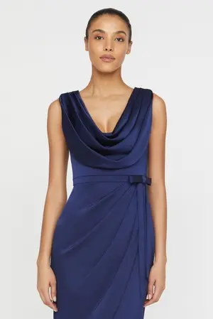 Theia Stephanie Wrap Dress