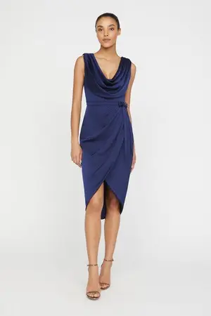 Theia Stephanie Wrap Dress