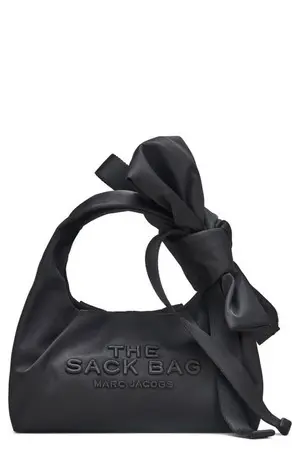 Marc Jacobs The Bow Nylon Mini Sack Bag - Black