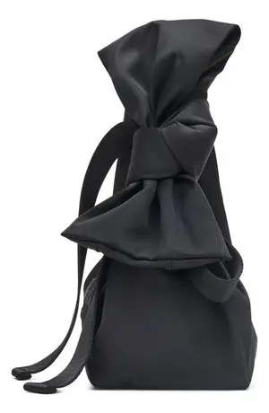 Marc Jacobs The Bow Nylon Mini Sack Bag - Black