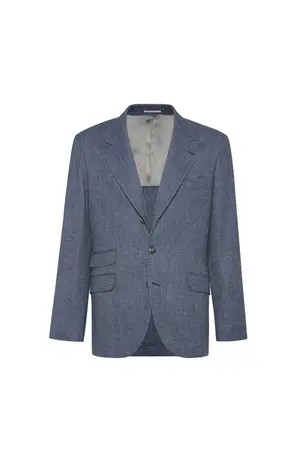 Brunello Cucinelli Notched Lapel Jackets For Men