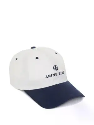 ANINE BING Jeremy Baseball Cap White