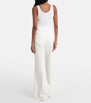 Chloé Logo Cotton Jersey Tank Top