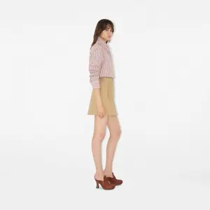 Burberry Bonded Gabardine Trench Mini Skirt