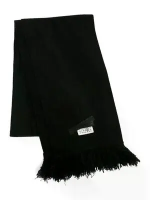 MAISON MARGIELA Wool-blend Scarf - Black