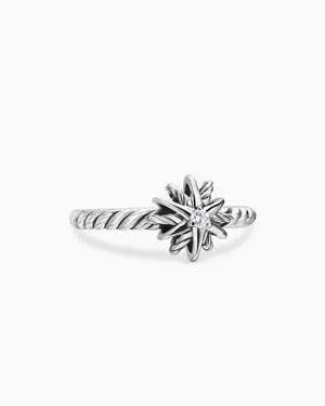David Yurman Starburst Ring In Sterling Silver With - Diamond