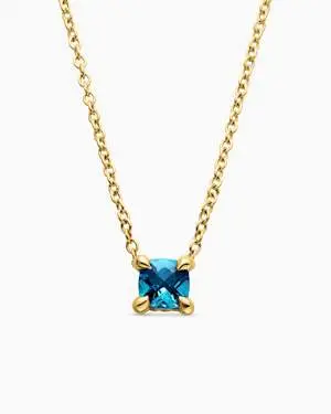 David Yurman Chatelaine® Teen Necklace - Hampton Blue Topaz