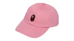 A BATHING APE Ape Head Panel Cap - Pink