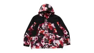 A BATHING APE Map Camo Snowboard Jacket - Red