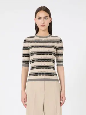 Max Mara Viscose Crepe T-shirt