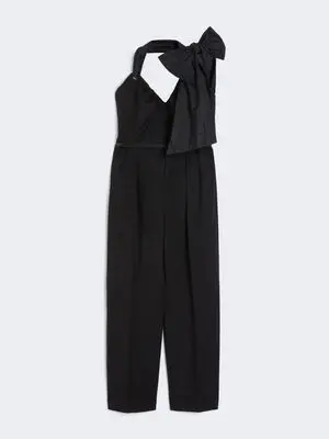 Max Mara Wool Canvas Jumpsuit