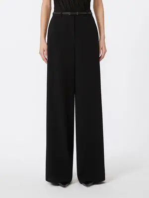 Max Mara Wide Cady Trousers With Belt