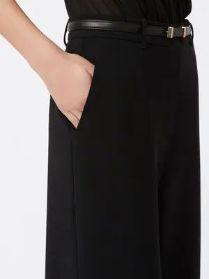 Max Mara Wide Cady Trousers With Belt