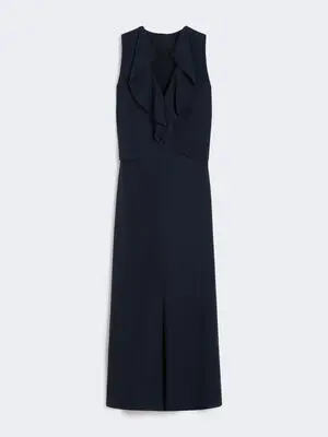 Max Mara Sleeveless Cady Midi Dress