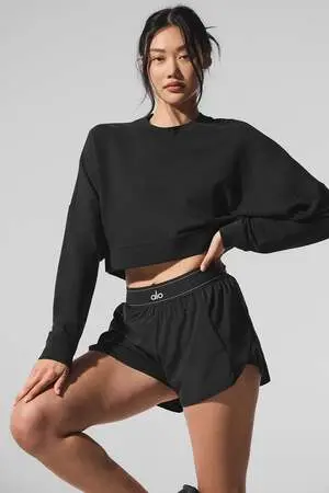 Alo Yoga Cropped Sweatshirts Hoodies For Women