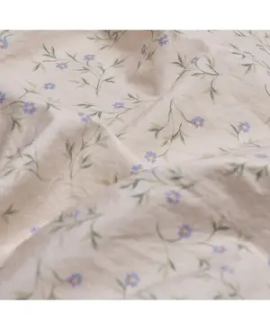 PIGLET IN BED Printed Cotton Flat Sheet
