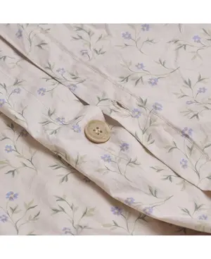 PIGLET IN BED Printed Cotton Duvet Cover - Spring Sprig