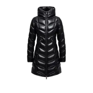 Moncler Marus Geometric-quilted Long Down Jacket