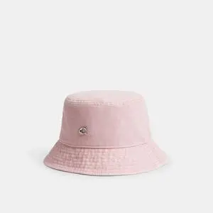 COACH Quilted Denim Bucket Hat - Pink