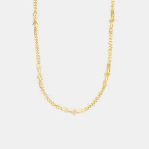 Coach Link Necklace - Gold