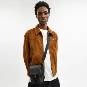 Coach League Phone Crossbody Bag In Signature Canvas