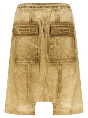 Rick Owens Drawstring Pods Bermuda Shorts - Beige