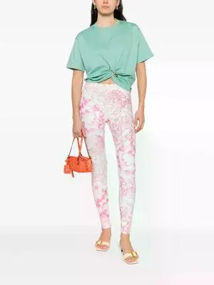 Versace Underwater Barocco-print Leggings