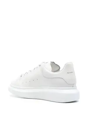 Alexander McQueen Oversized Leather Sneakers - White