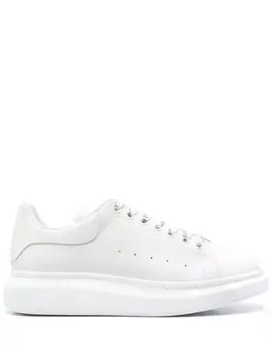 Alexander McQueen Oversize Leather Sneakers - White