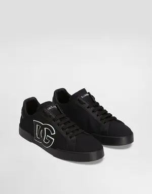 Dolce & Gabbana Portofino Light Strobel Sneakers - Black