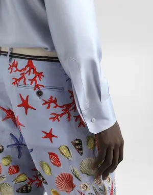Dolce & Gabbana Martini Shirt In Silk Twill