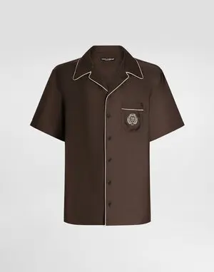 Dolce & Gabbana Hawaii Silk Twill Shirt