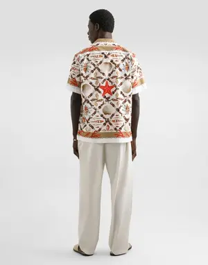 Dolce & Gabbana Shell-print Hawaii Poplin Shirt - Multicolor
