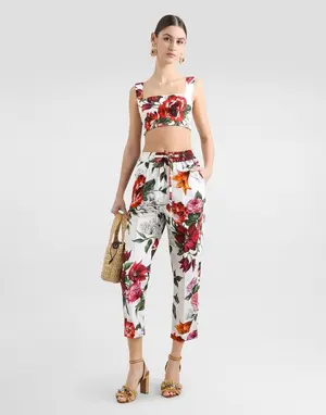 Dolce & Gabbana Floral Poplin Top