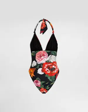 Dolce & Gabbana Floral One-piece Swimsuit