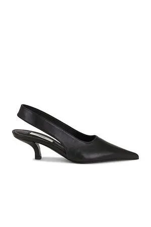 TOTEME Classic Leather Slingback - Black