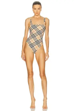 Burberry One-piece Swimsuit - Sand Ip Check