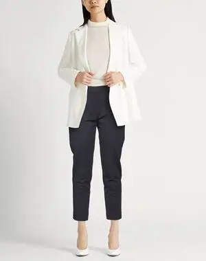 Max Mara Tapered Cropped Pants - Navy