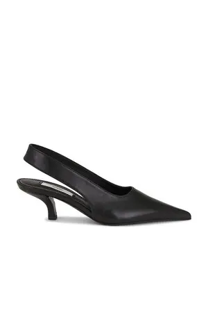TOTEME Classic Leather Slingback - Black
