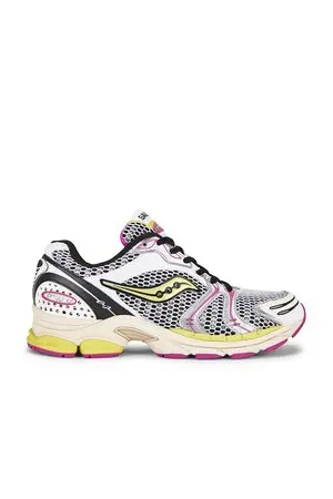 Saucony Progrid Triumph 4 - White & Fluo
